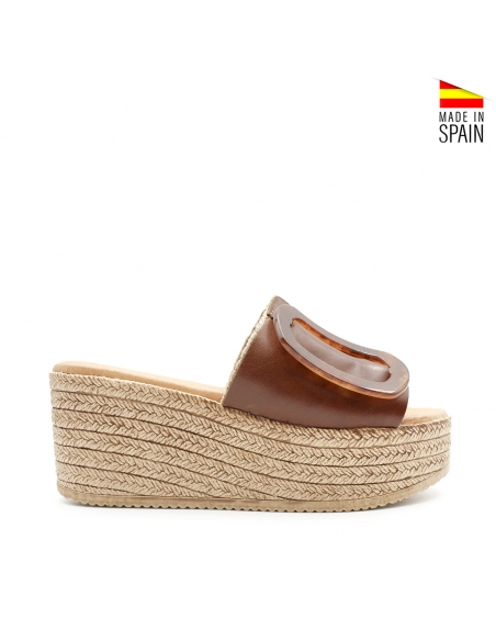 Chanclas de Esparto con Plataforma | Made in Spain