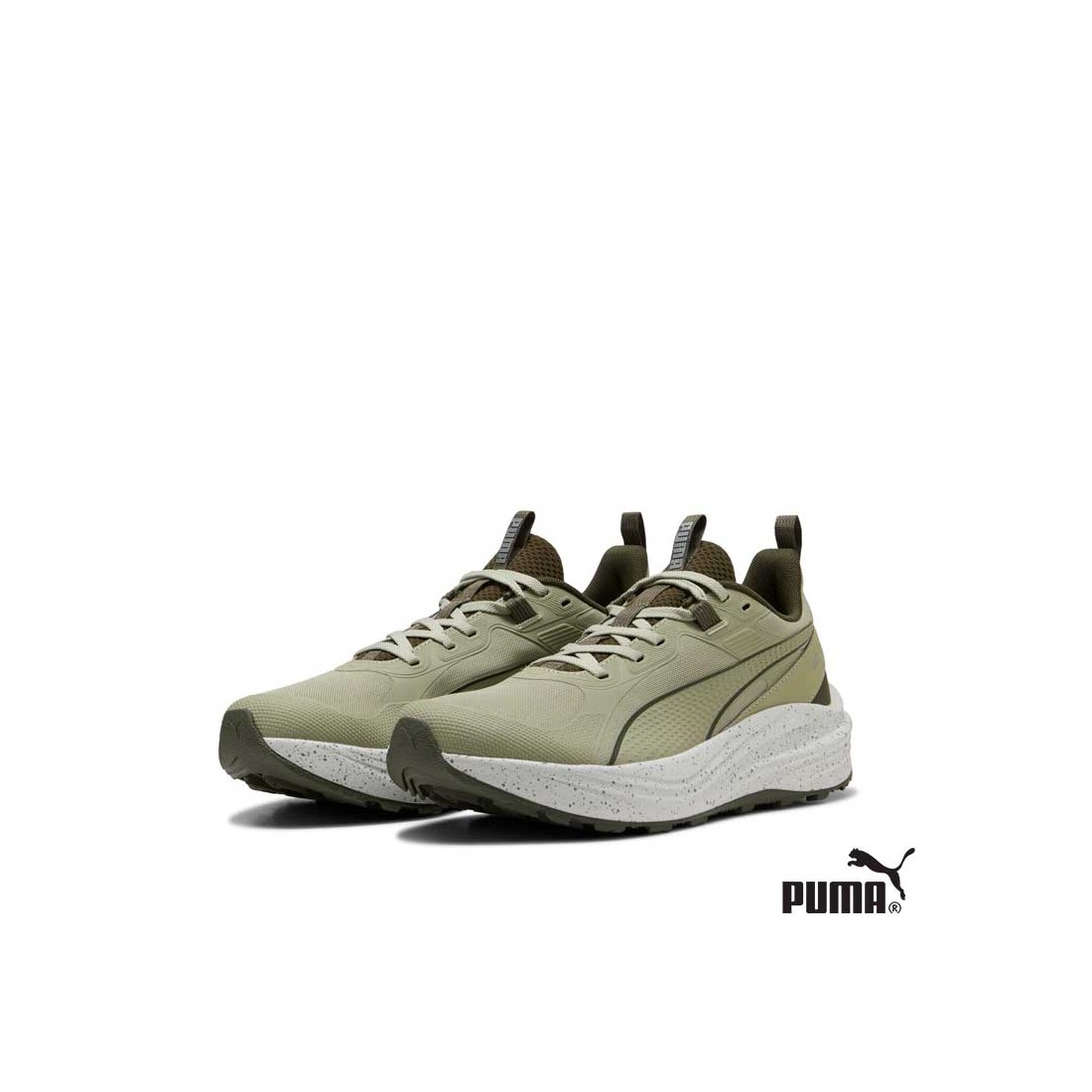 Zapatillas deportivas verdes Puma de Trail para Hombre