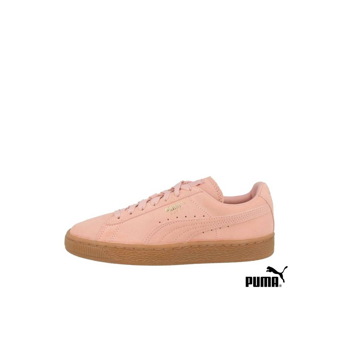ZAPATILLAS PUMA DE MUJER EN COLOR ROSA DE PIEL 363242 20 SUEDE CLASSIC